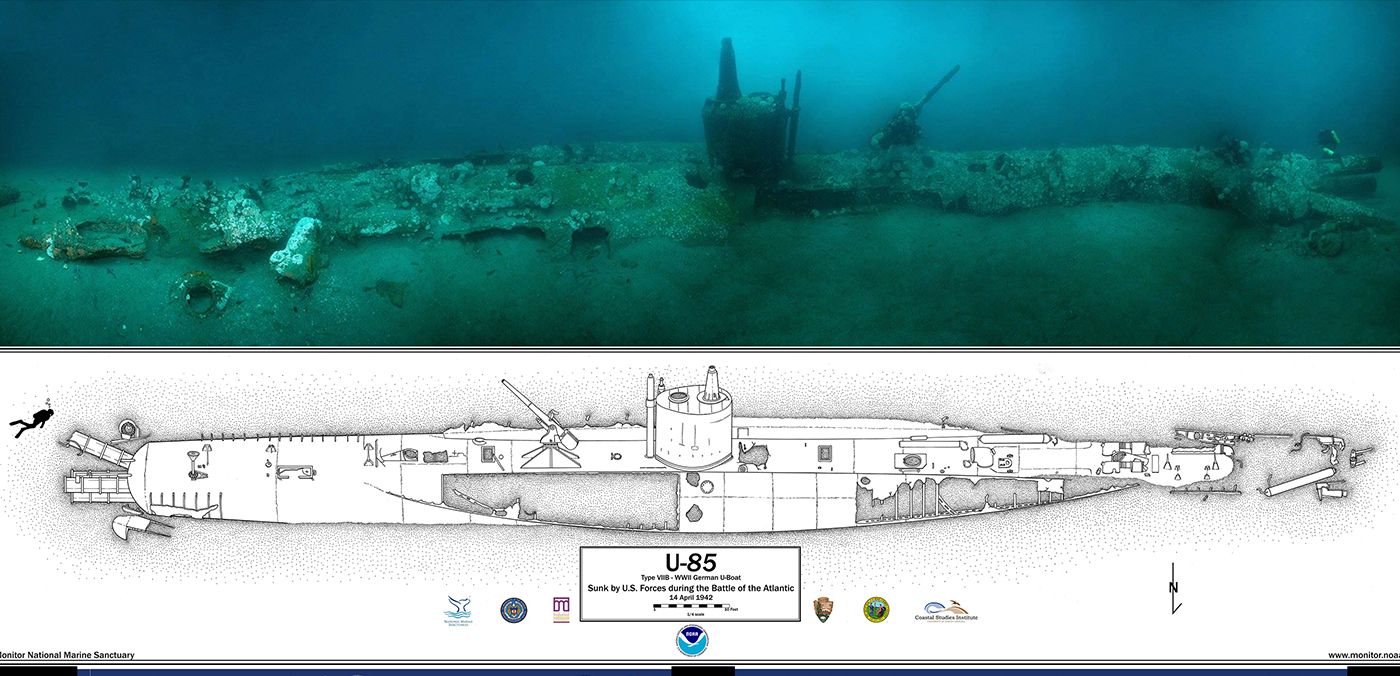 Preserving America’s Underwater Battlefield: U-85 • Scuba Diver Life